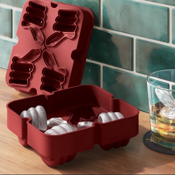 Threshold | Kitchen | Snakes Silicone Ice Cube Tray Red Threshold ...